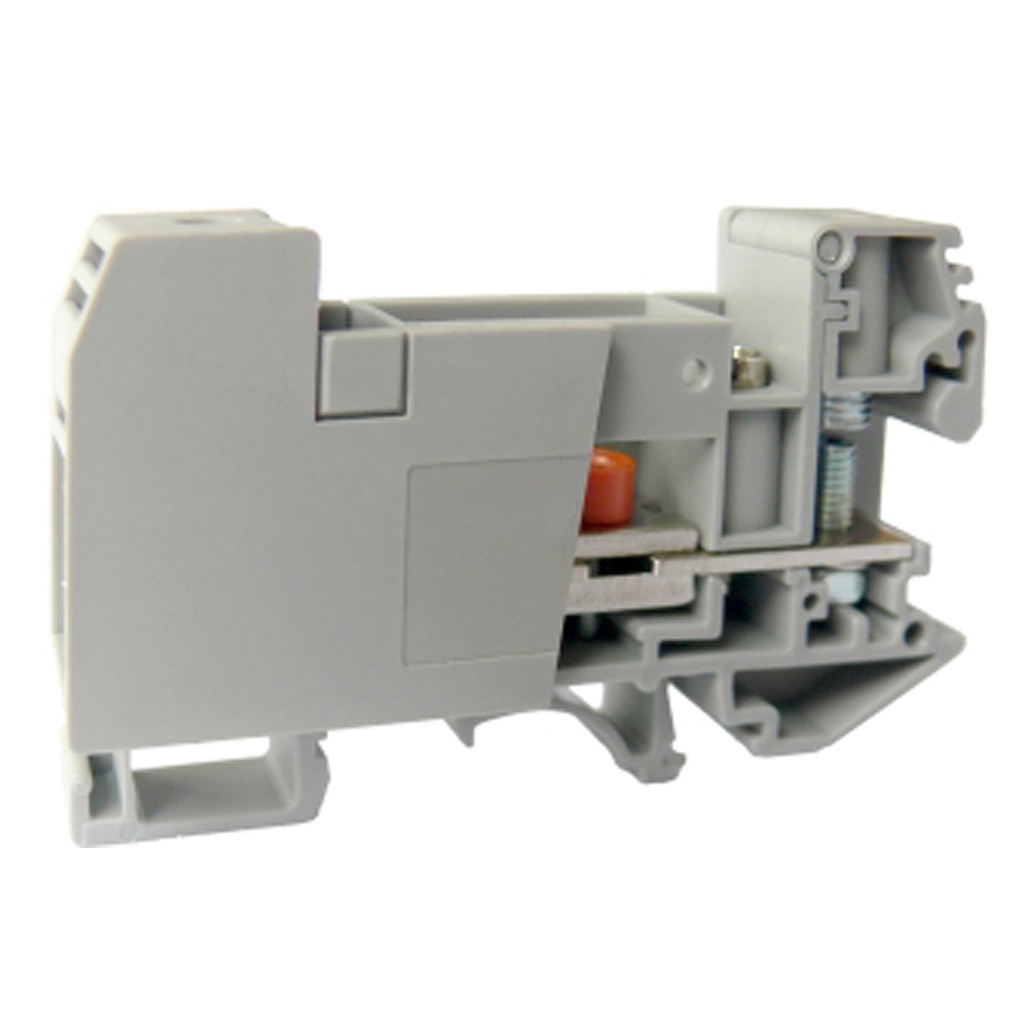 Bolt ConnectionTerminal Block With Sliding Link Disconnect, DIN Rail ...